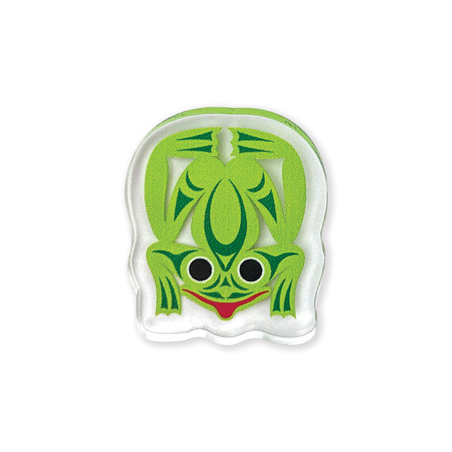 Acrylic Pin - Frog – Wickaninnish Gallery
