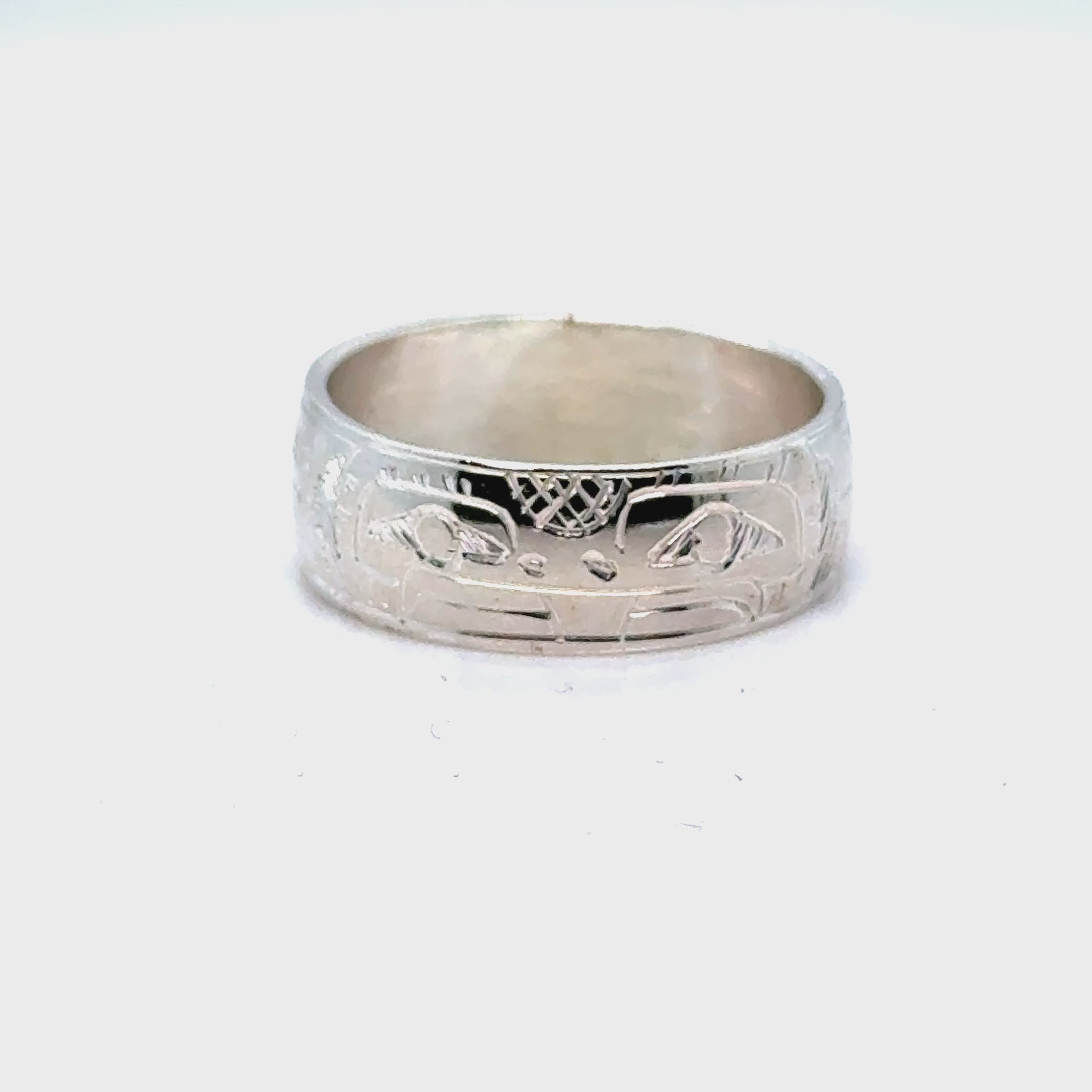 Ring - Sterling Silver - 1/4" - Frog – Wickaninnish Gallery
