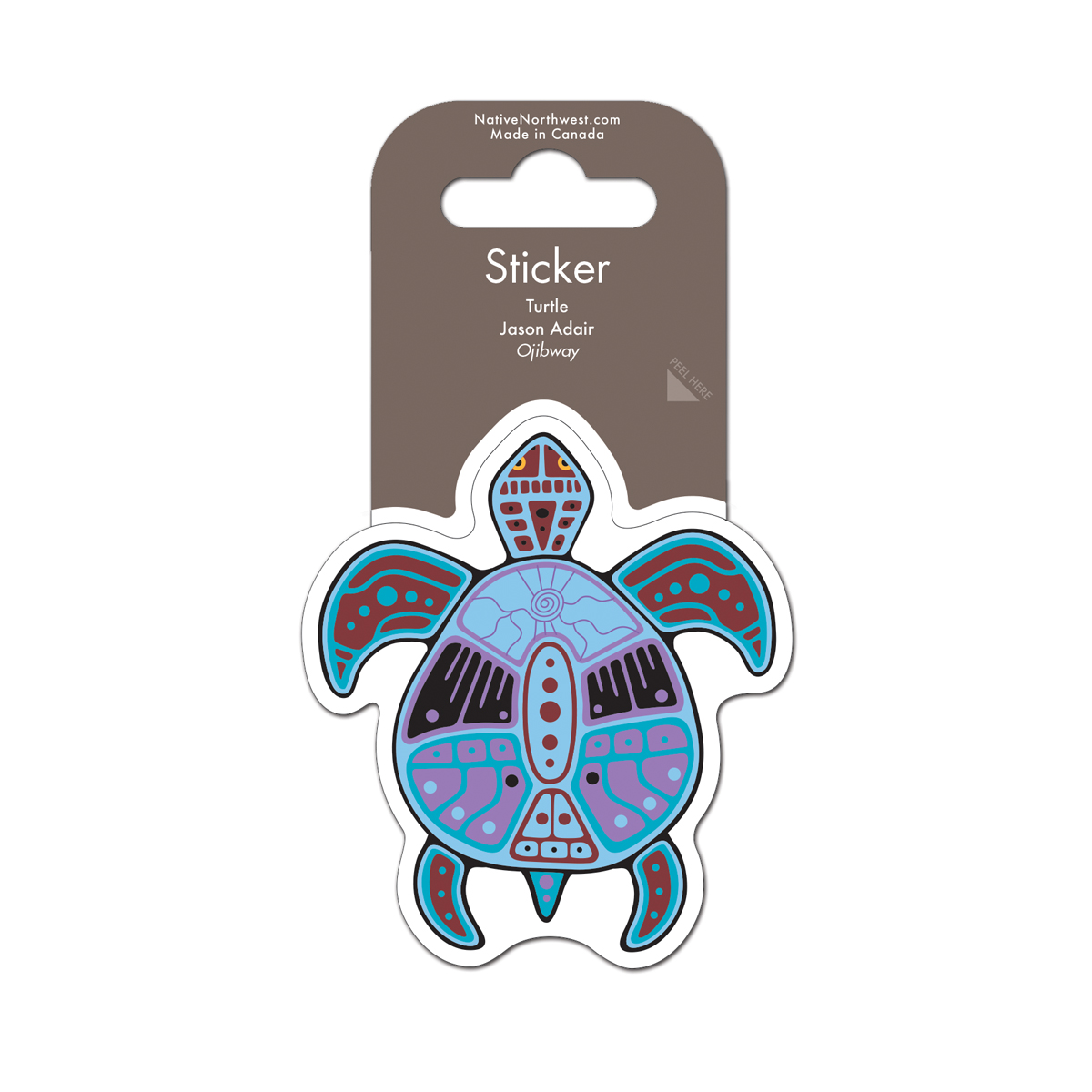 Sticker - Vinyl - Turtle – Wickaninnish Gallery